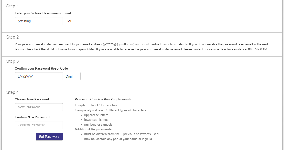 How do I reset my password for my school/work account? – The Community ...