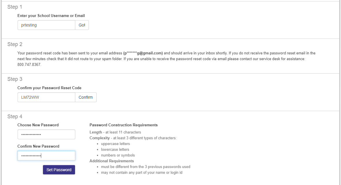 How do I reset my password for my school/work account? – The Community ...